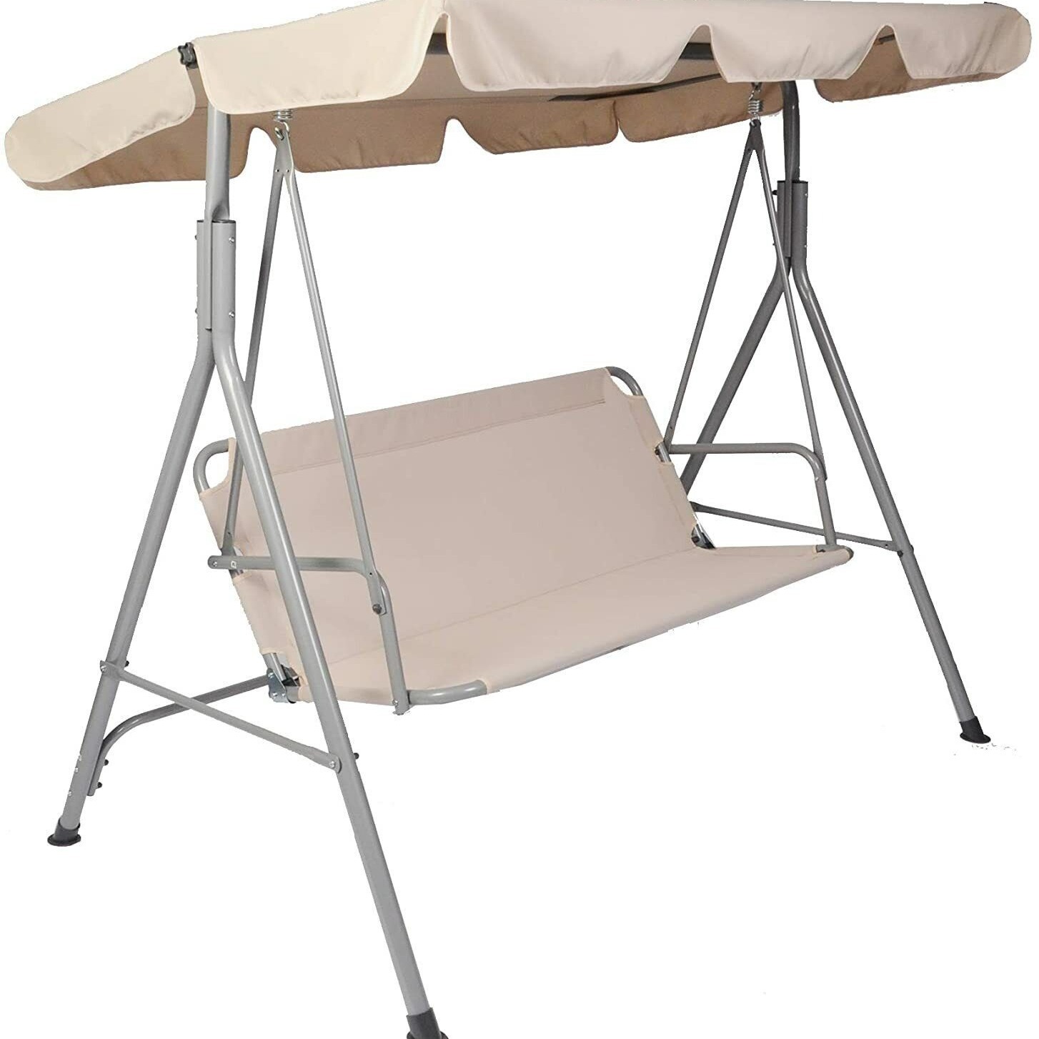 3 Seater Patio Swing Chair Outdoor Canopy Lounge Hammock - Temu