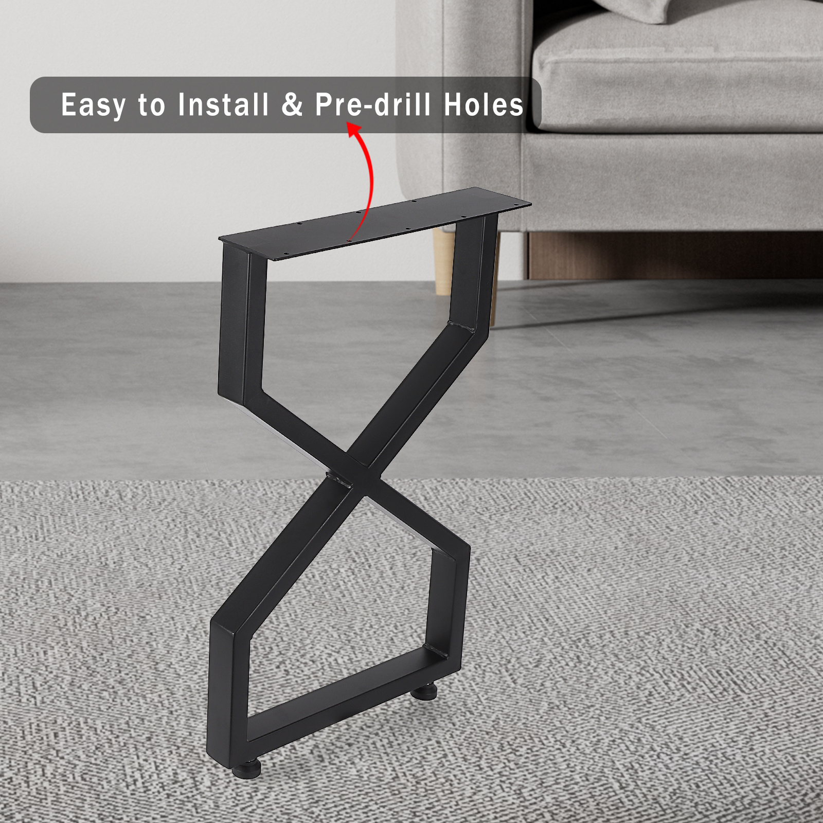 Heavy Duty Desk Legs Diy Industrial - Temu