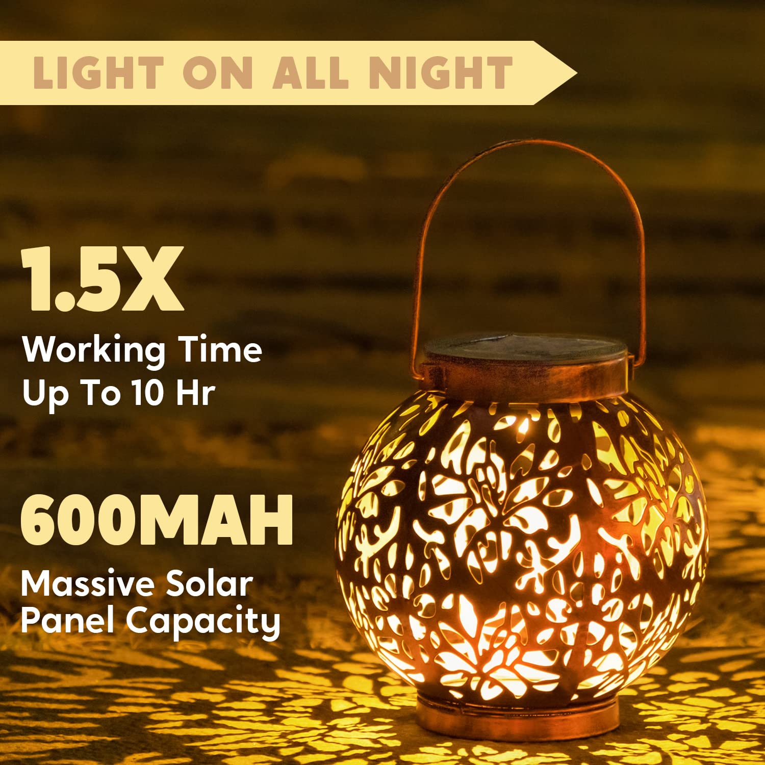 Outdoor Solar Hanging Lantern Lights Waterproof Tabletop - Temu