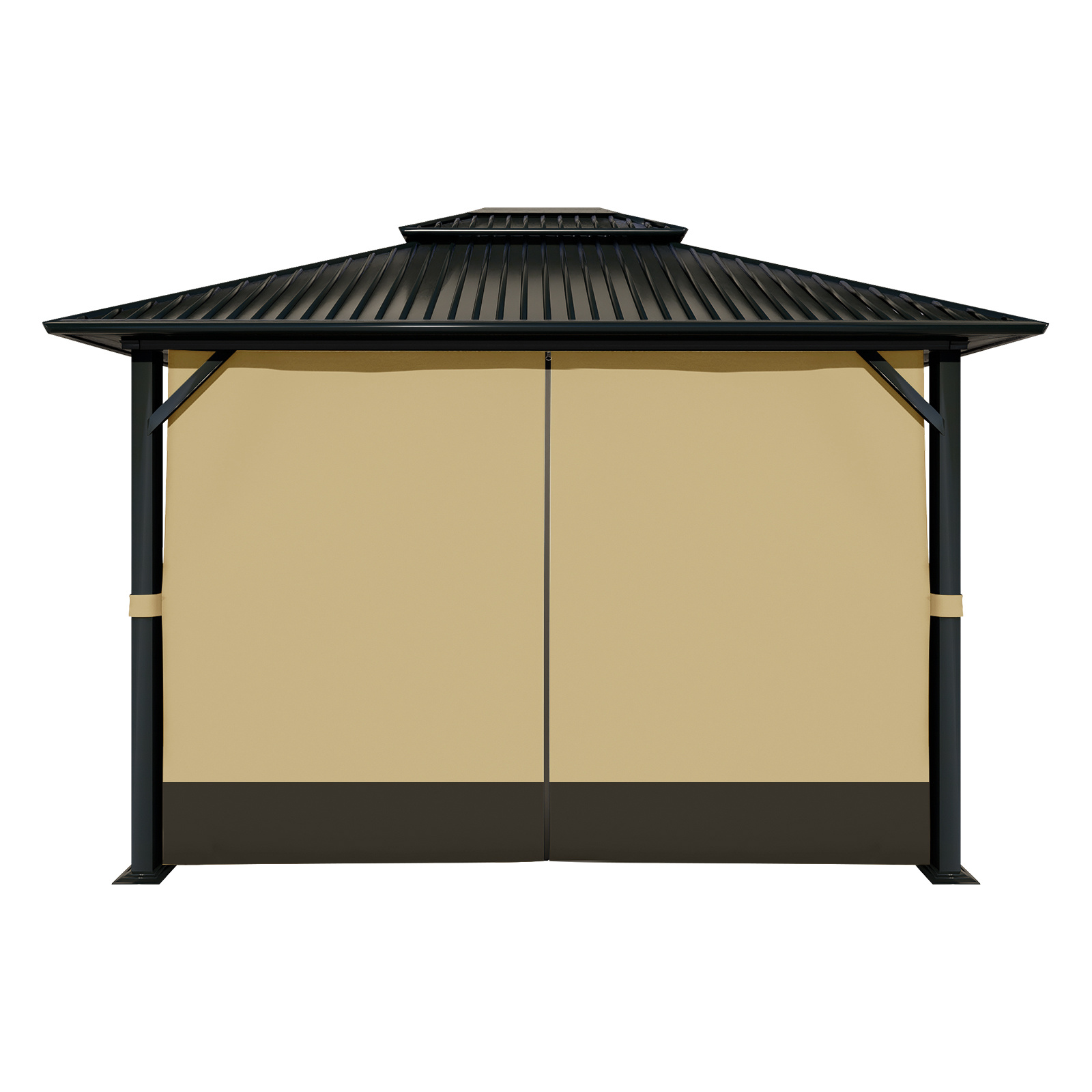 12' X 12' Gazebo Curtain Set Protecting Privacy Side Walls 4 - Temu