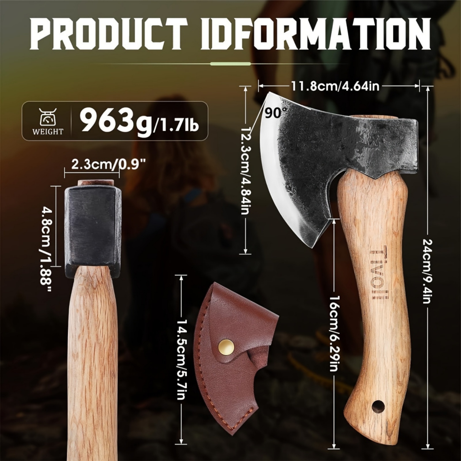 Small Camping Axe Small Bushcraft Axe outdoor - Temu