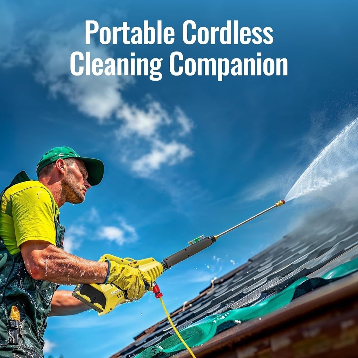 Powerful 40v Cordless Pressure Washer Car Deck - Temu