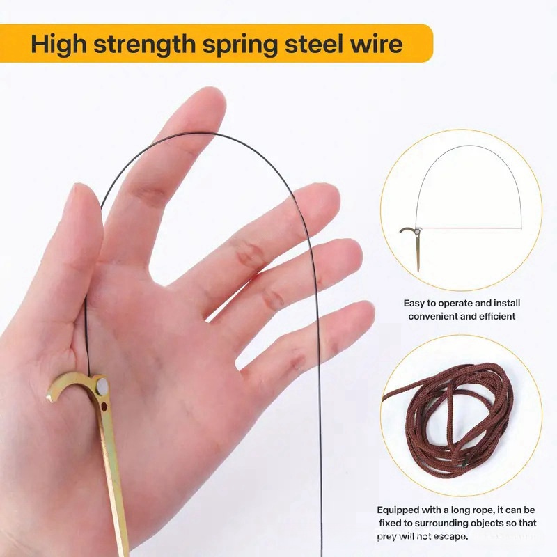 outdoor trap ties spring rings pigeons chickens - Temu