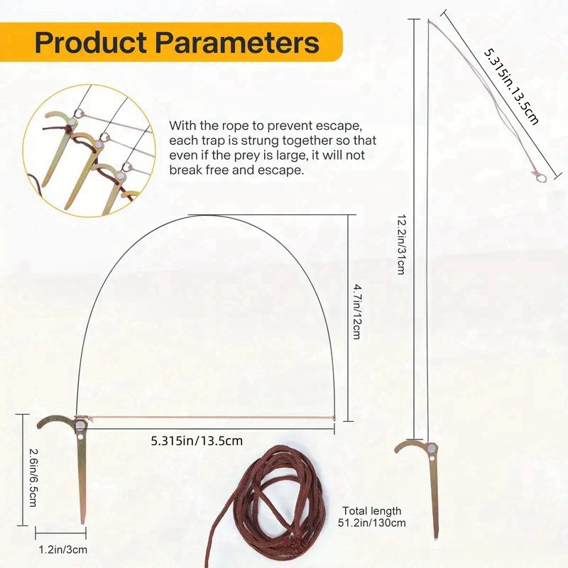 outdoor trap ties spring rings pigeons chickens - Temu