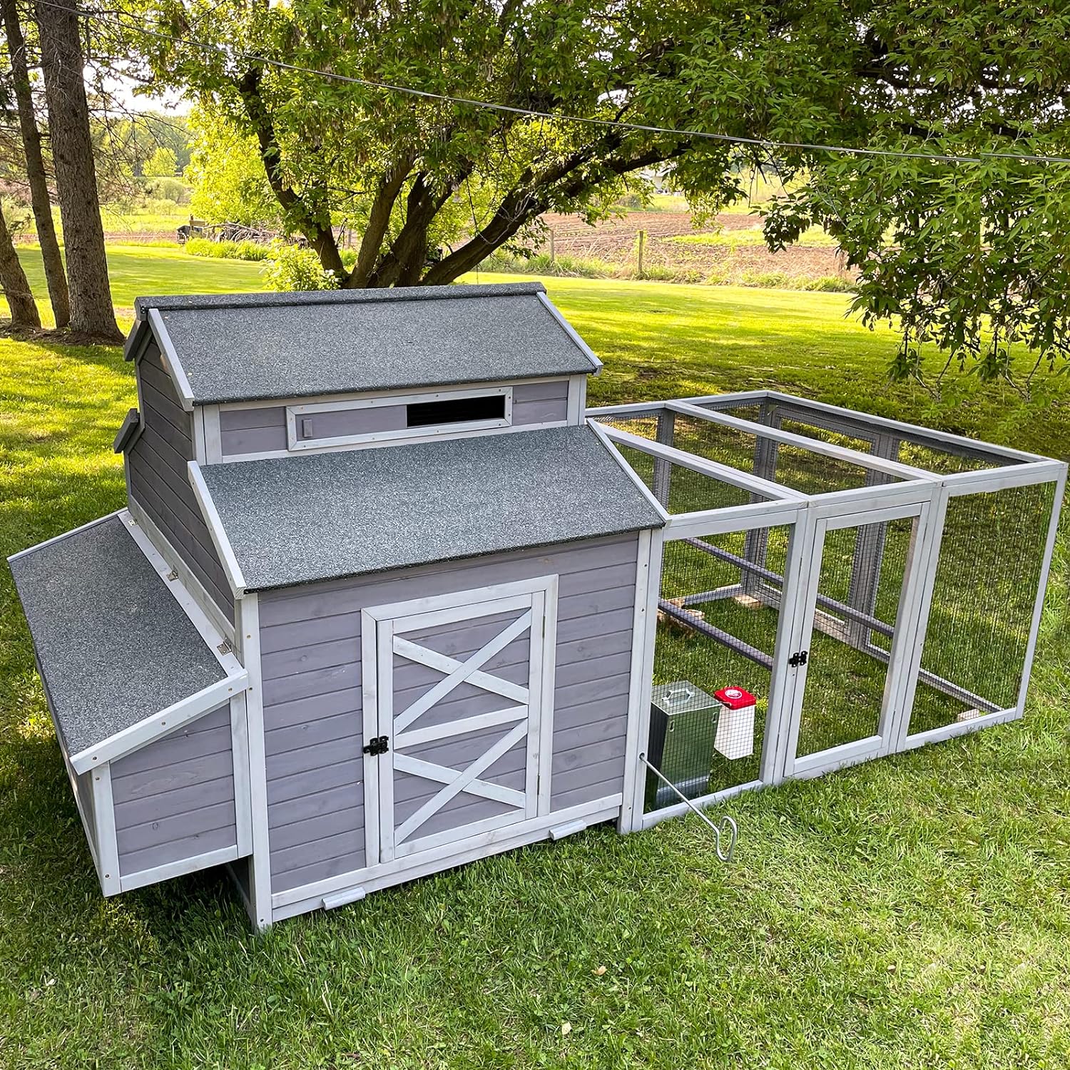 Chicken Coop Large Nesting Box Outdoor Wooden Hen - Temu