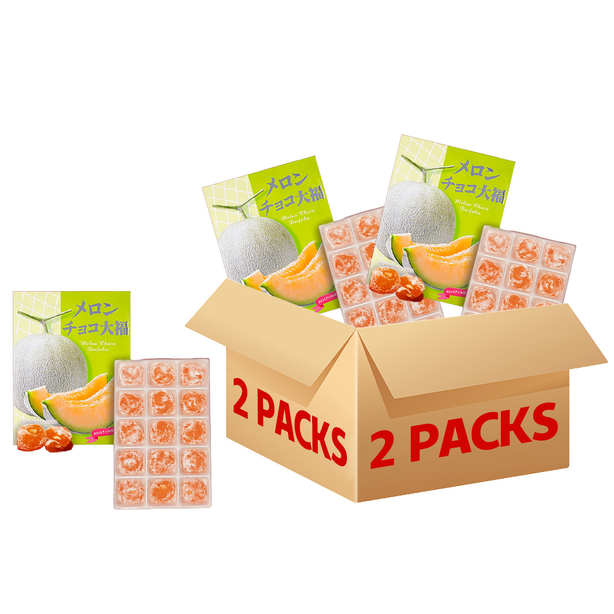 Melon Chocolate Japanese Filled Rice Cakes - Temu