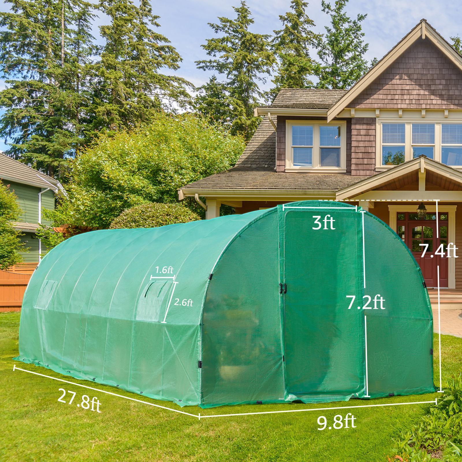 Deluxe Outdoor Greenhouse Swing Door: - Temu