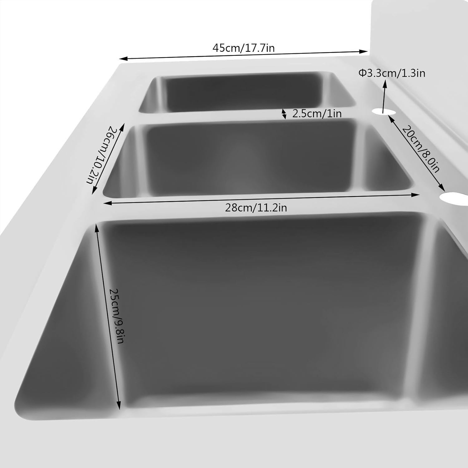 standing three bowl kitchen sink set 3 compartment - Temu
