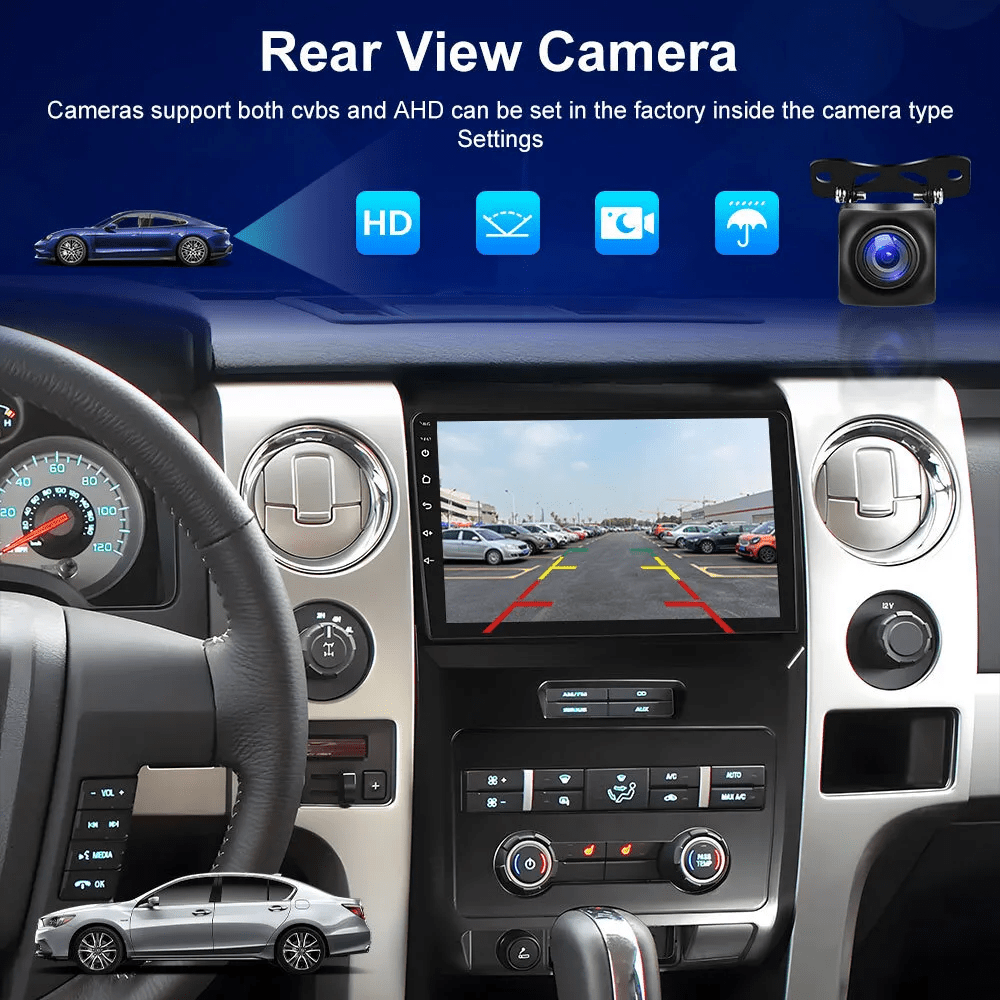 4g 64g android 13.0 汽车立体声，无线carplay android auto兼容ford f150 - Temu