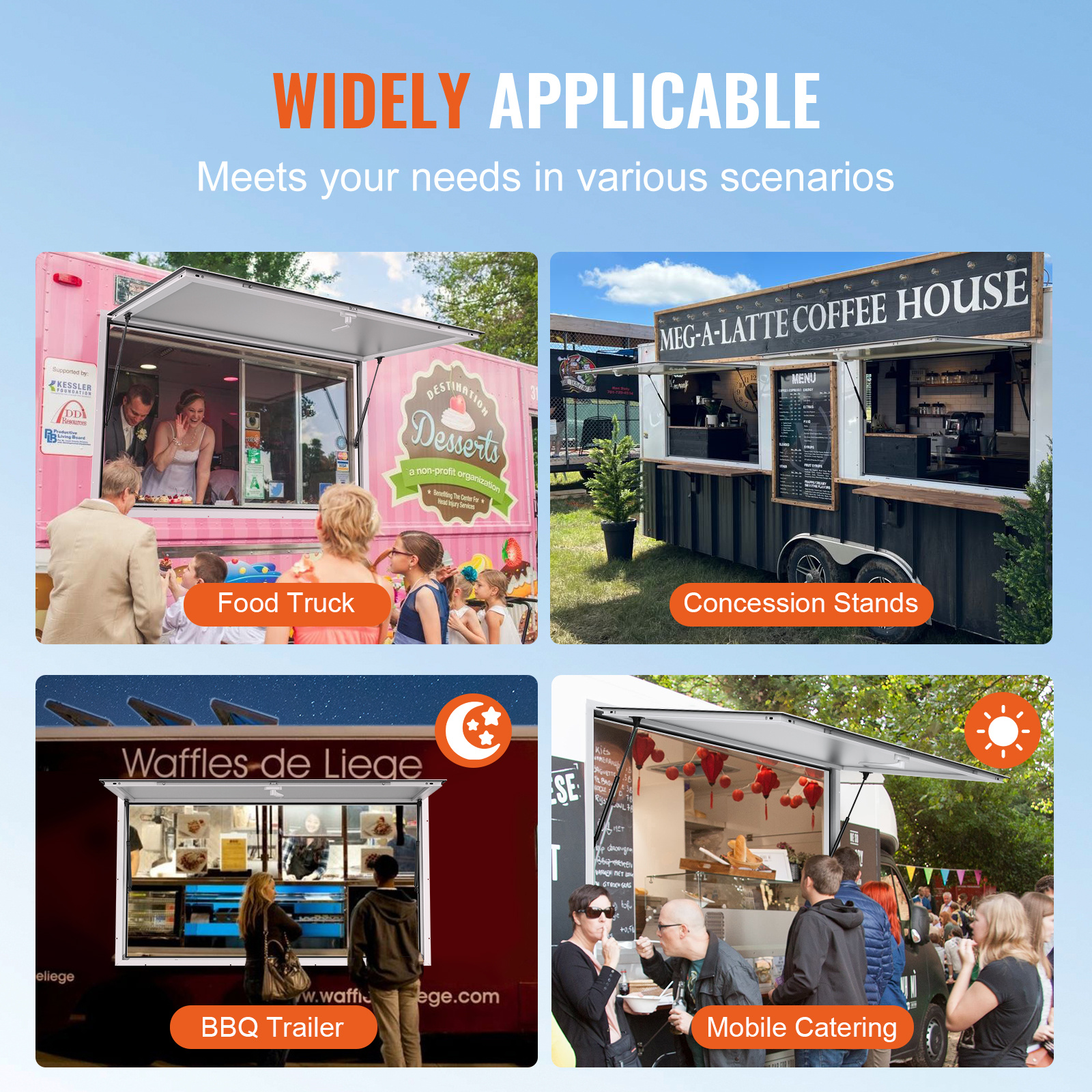 Concession Window Food Truck Serving - Temu