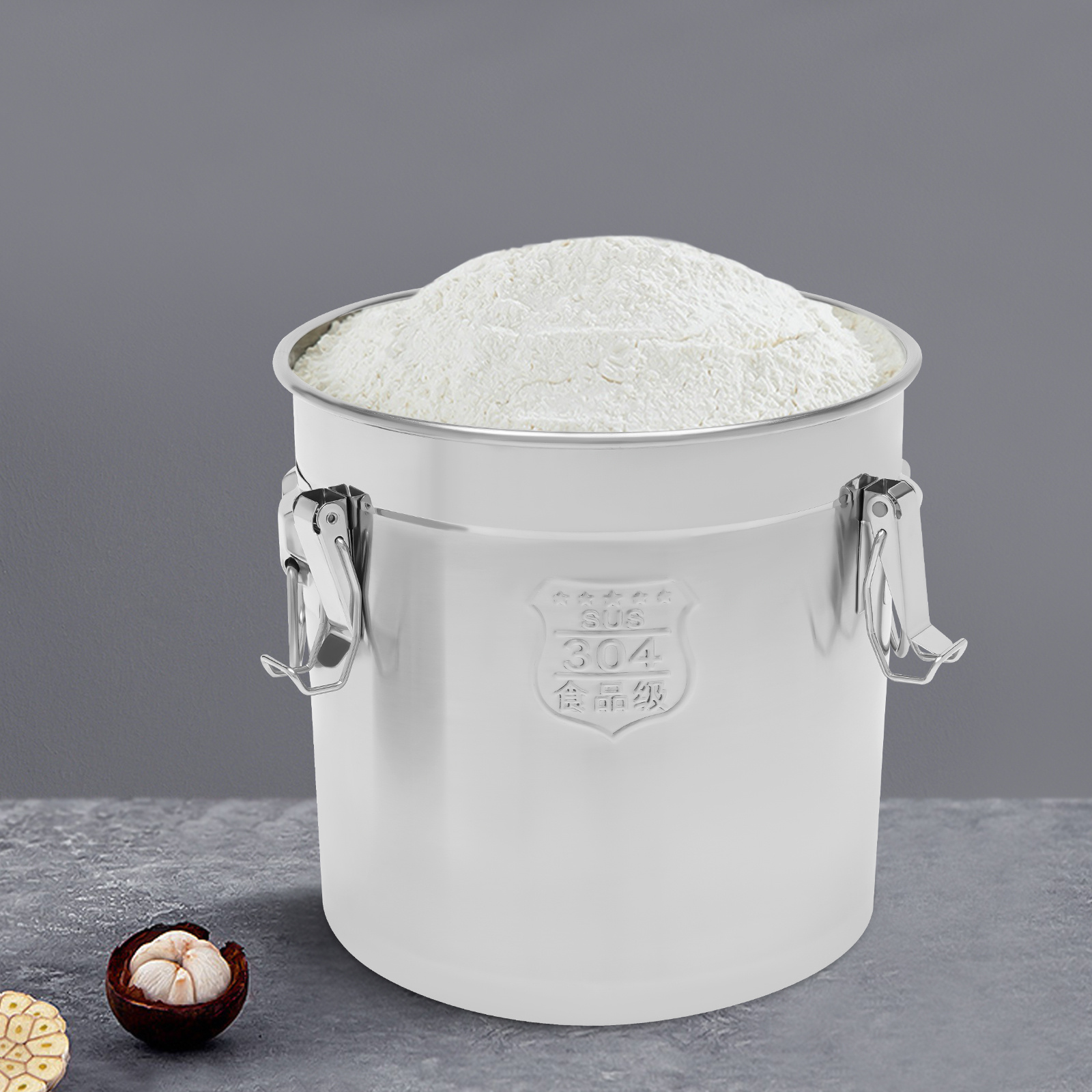 Contenedor Almacenamiento Alimentos Seco/húmedo Acero - Temu