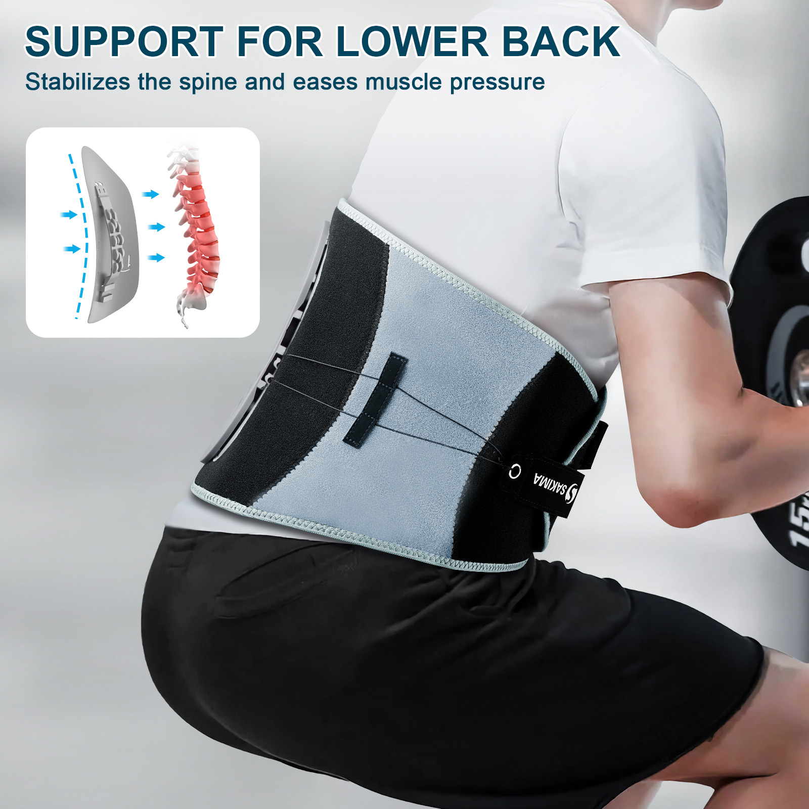 Back Brace Lower Back Back Support Brace Lower Back Pain - Temu