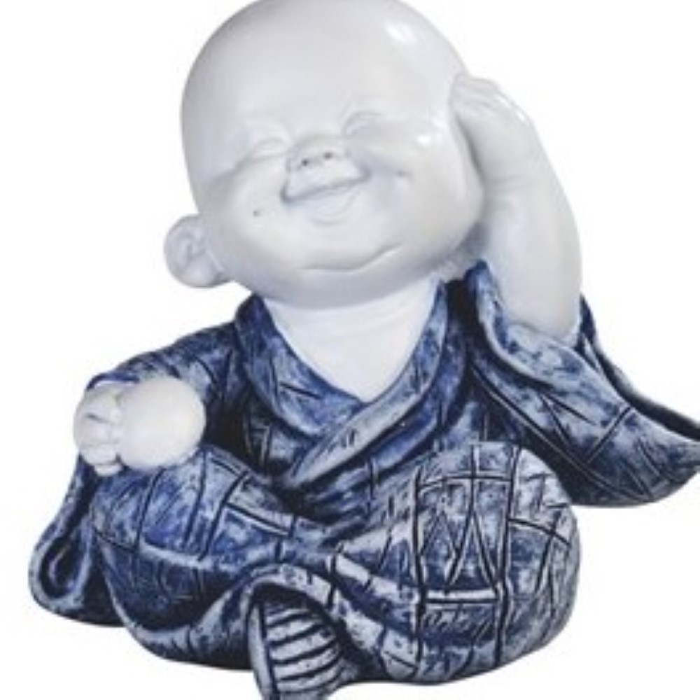 Ice Blue White Miniature Little Monk In Different - Temu