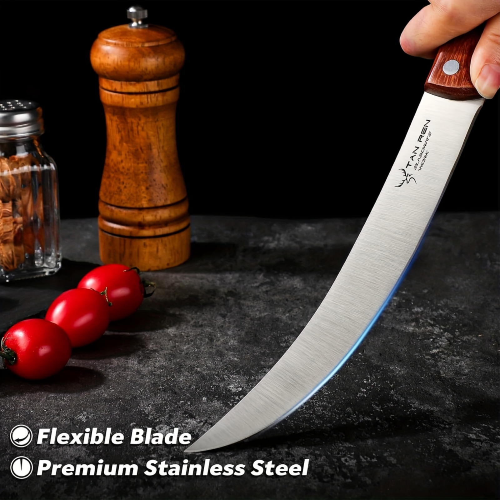 Butcher Breaking Knife Stainless Steel Butcher Knife Meat - Temu