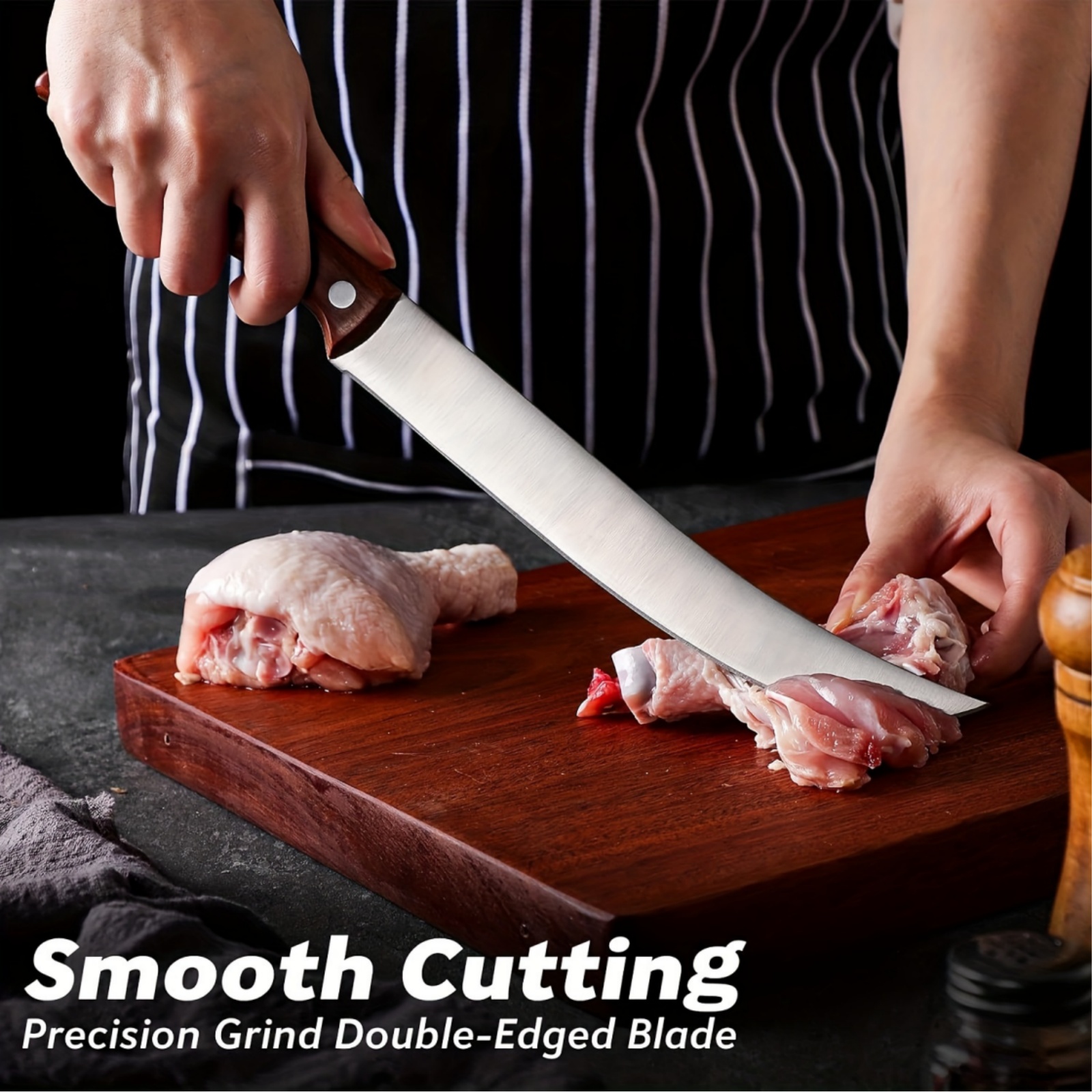 Butcher Breaking Knife Stainless Steel Butcher Knife Meat - Temu