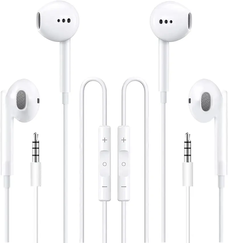 마이크가 있는 유선 이어폰 1개 이어 안쪽 이어폰 볼륨 조절 기능 마이크가 있는 헤드폰 Iphoneipad Temu