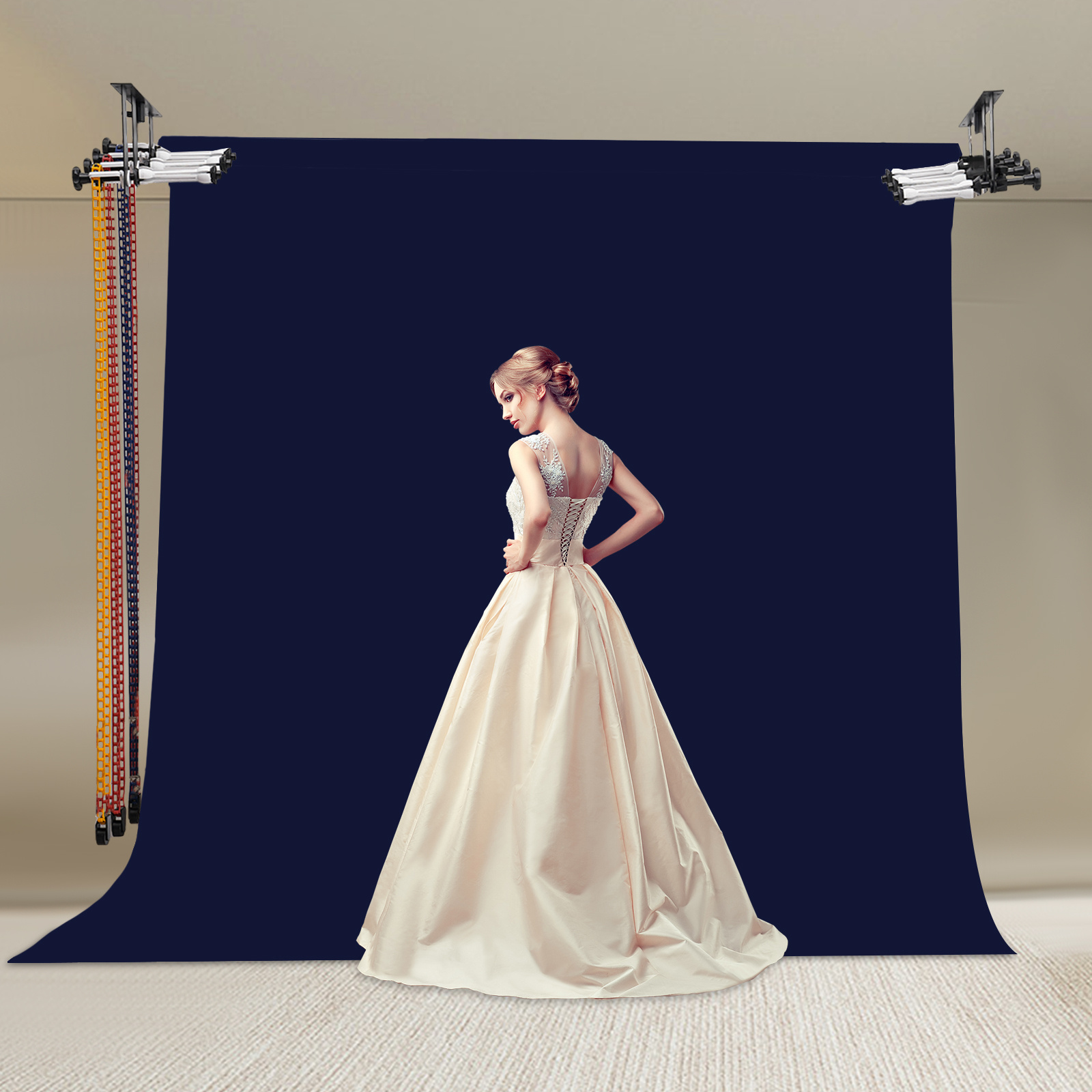 4 Roller Backdrop Support System Photography Wall Mount - Temu