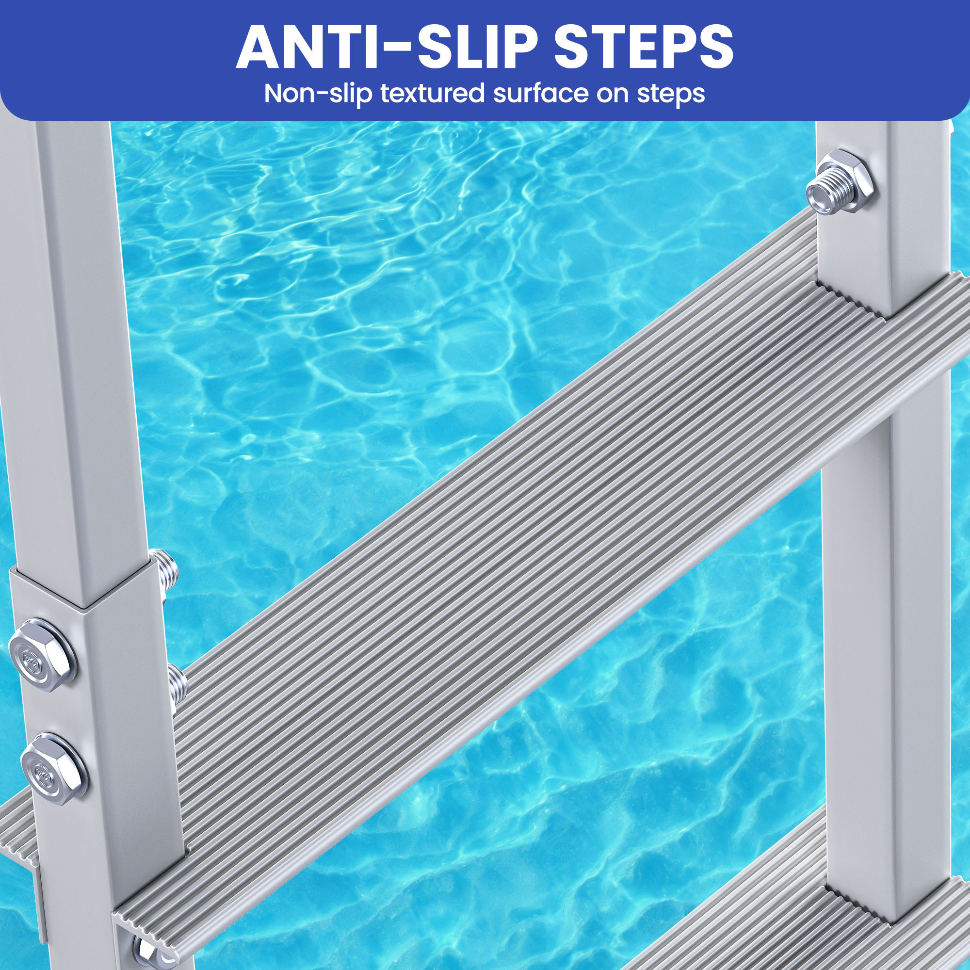 4 Ladder Aluminum Dock Stairs 500 Lbs Load - Temu