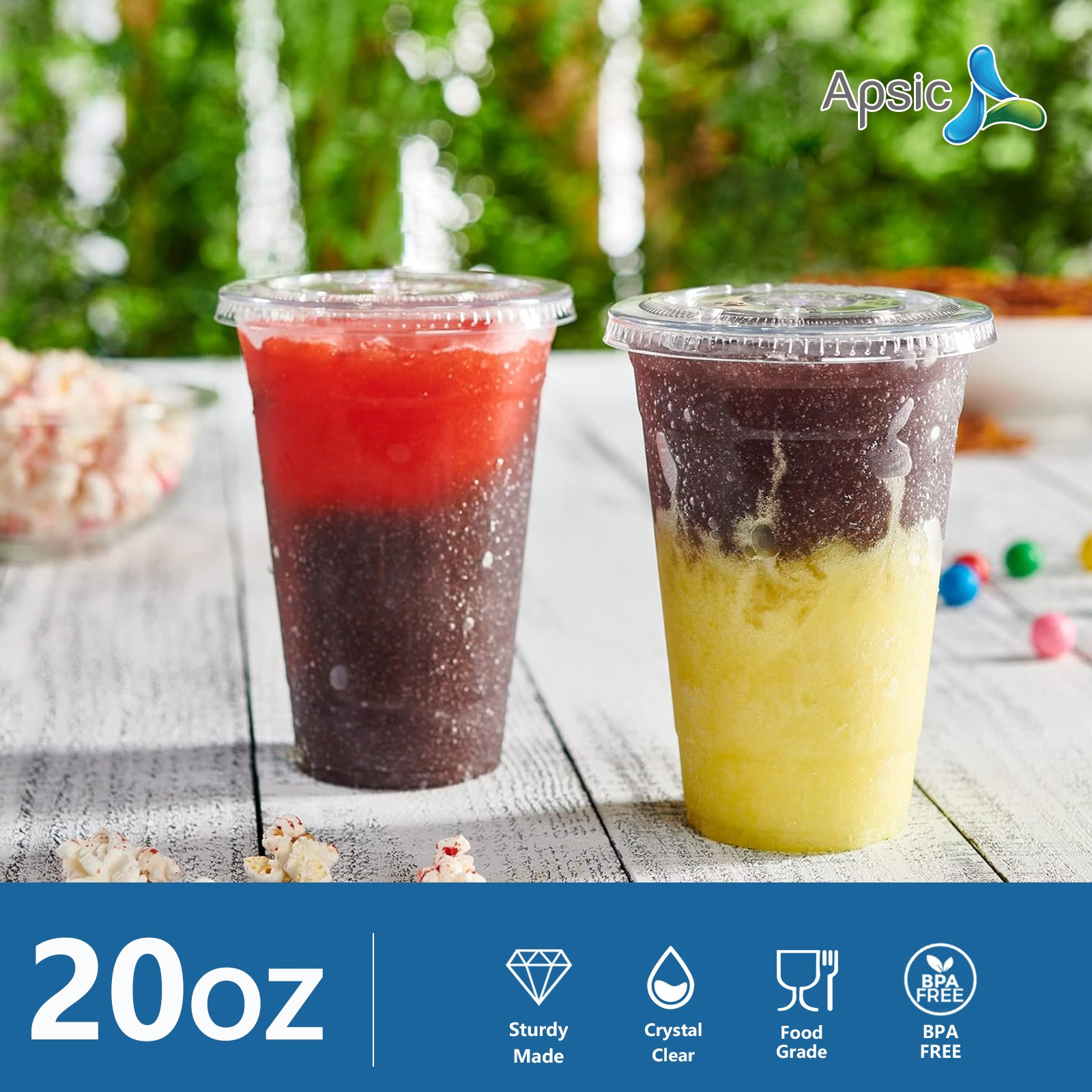 clear cup flat lid recyclable plastic multipurpose hot - Temu