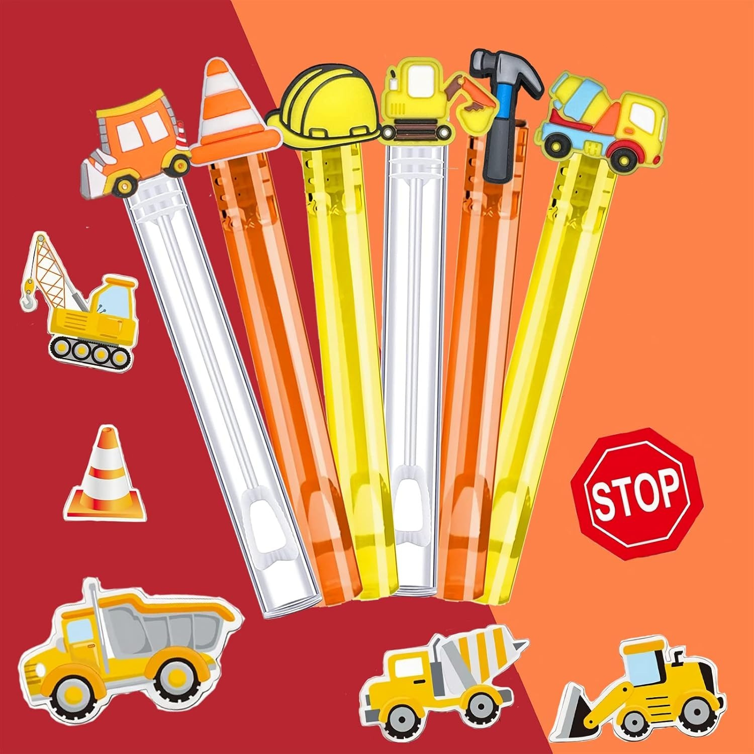 construction mini bubble boys girls construction theme - Temu