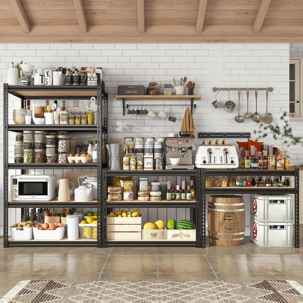 5 Tier Garage Shelving Storage Shelves Heavy Duty Adjustable - Temu