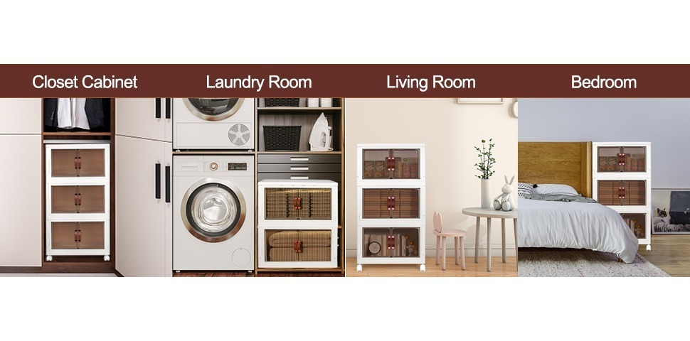 stackable storage bins lid collapsible storage bins wheels - {region_name}