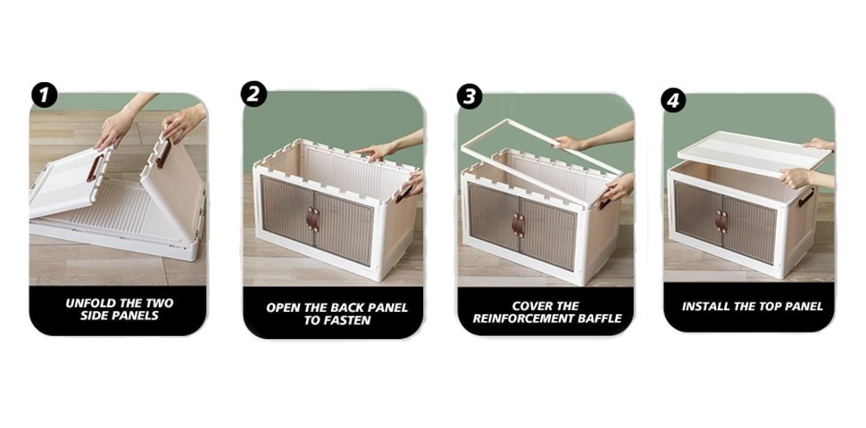 stackable storage bins lid collapsible storage bins wheels - {region_name}