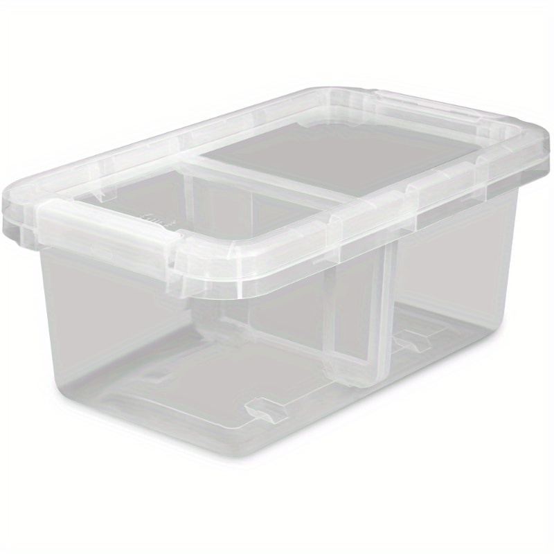 17 Quart Clear Plastic Storage Bins Dividers Adults - Temu