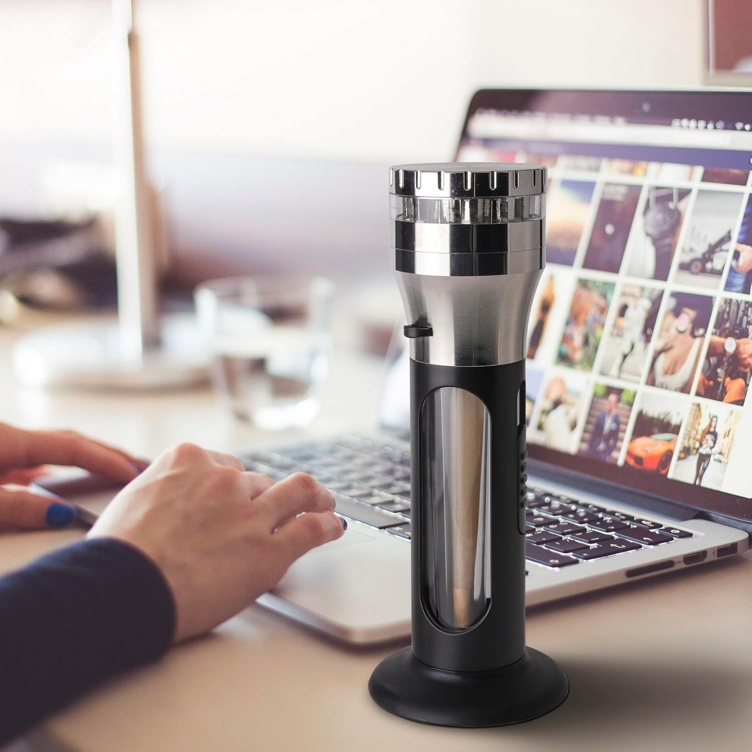 2024 2 in 1 Herb Grinder Cone Loader Grinder - Temu