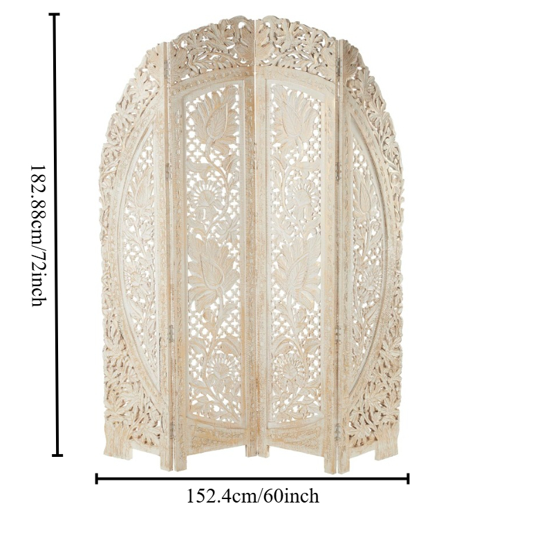 Floral Handmade Partition Room Divider Screen Foldable - Temu