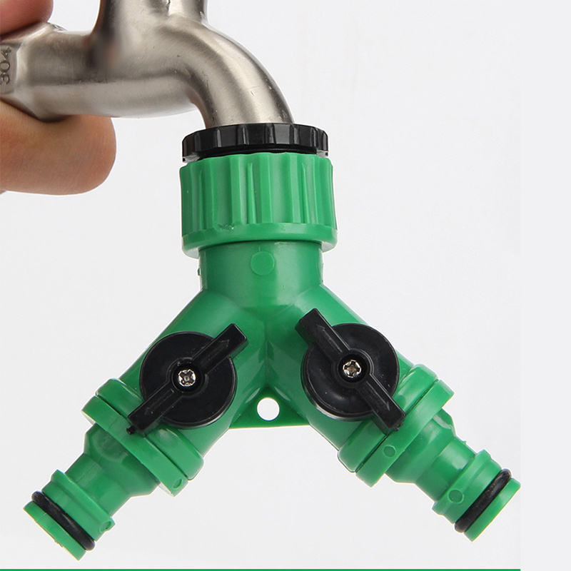 Green Plastic Y type Connector 3/ Water Pipe Divided Two 1/ - Temu