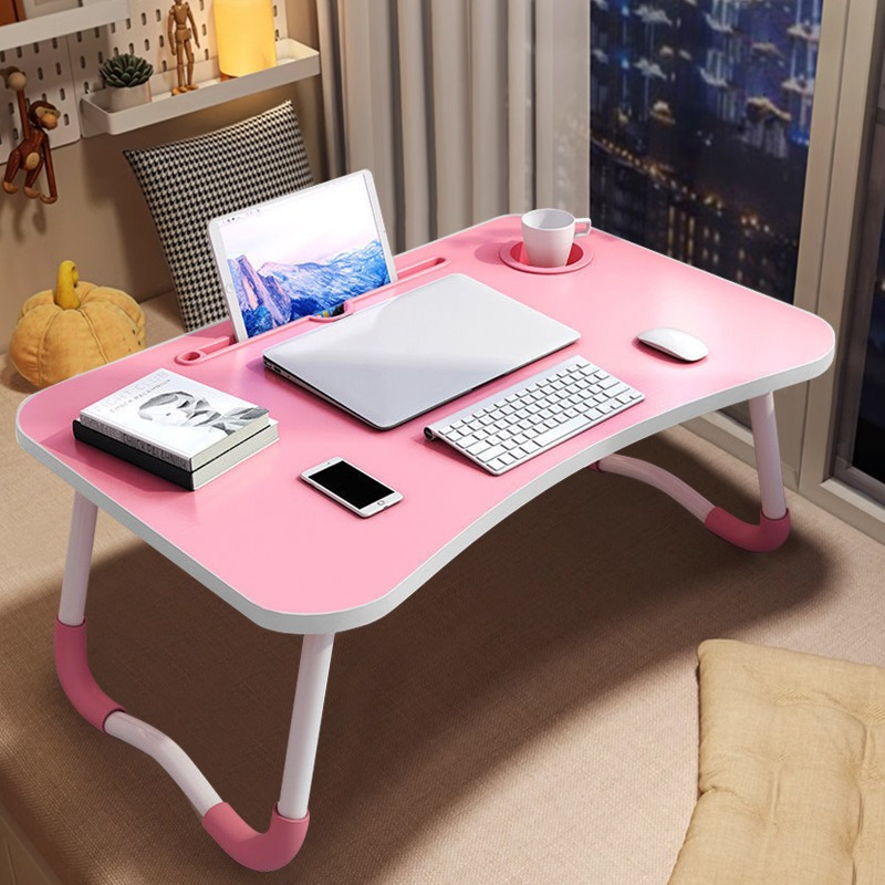 Folding Laptop Table Simple Computer Desk Bed Sofa Folding - Temu
