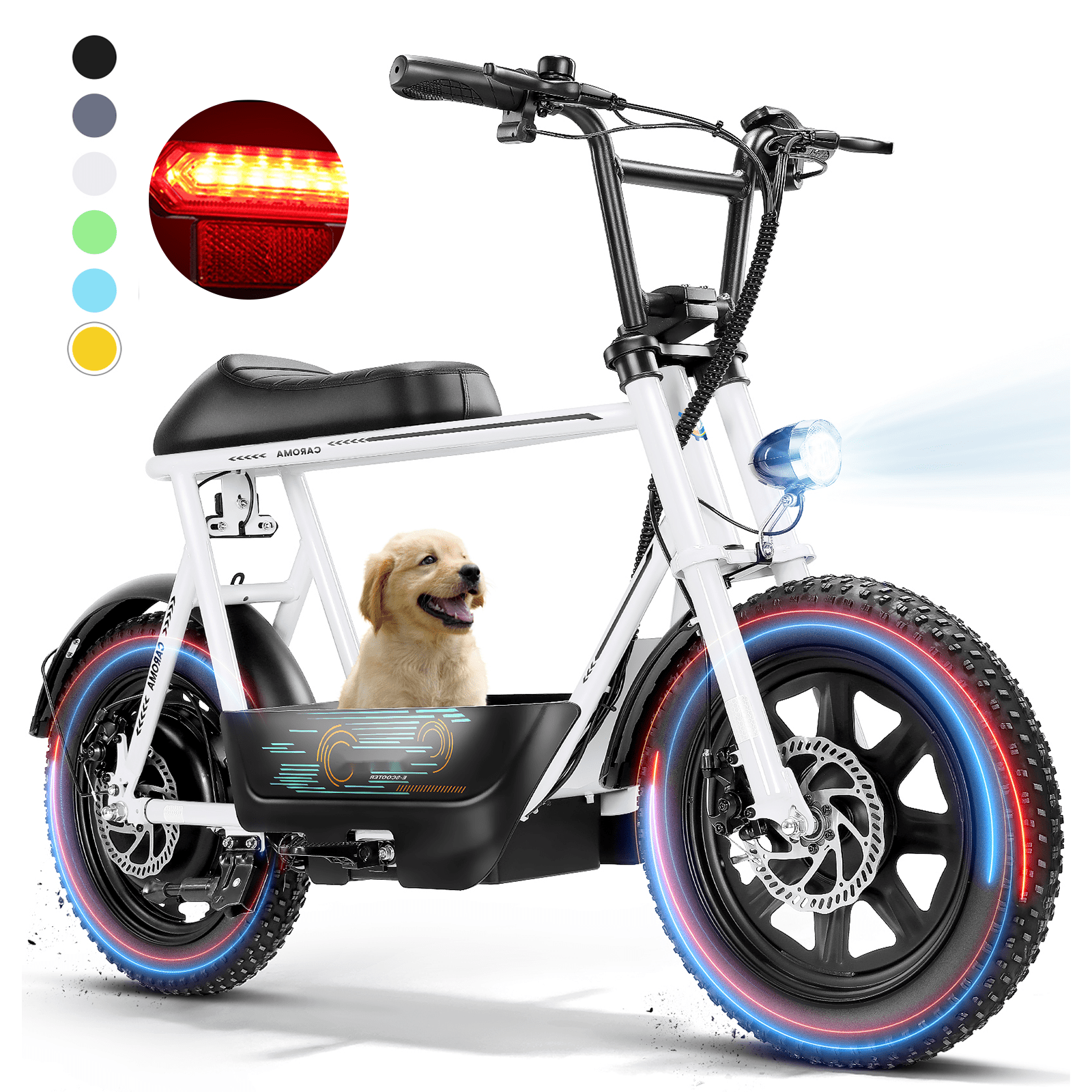 electric scooter with seat sold on Temu United States
