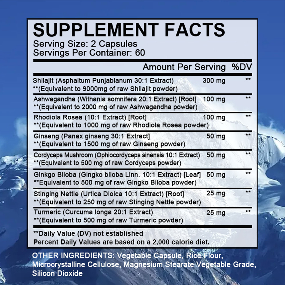 shilajit supplement 7 super ingredients high - Temu