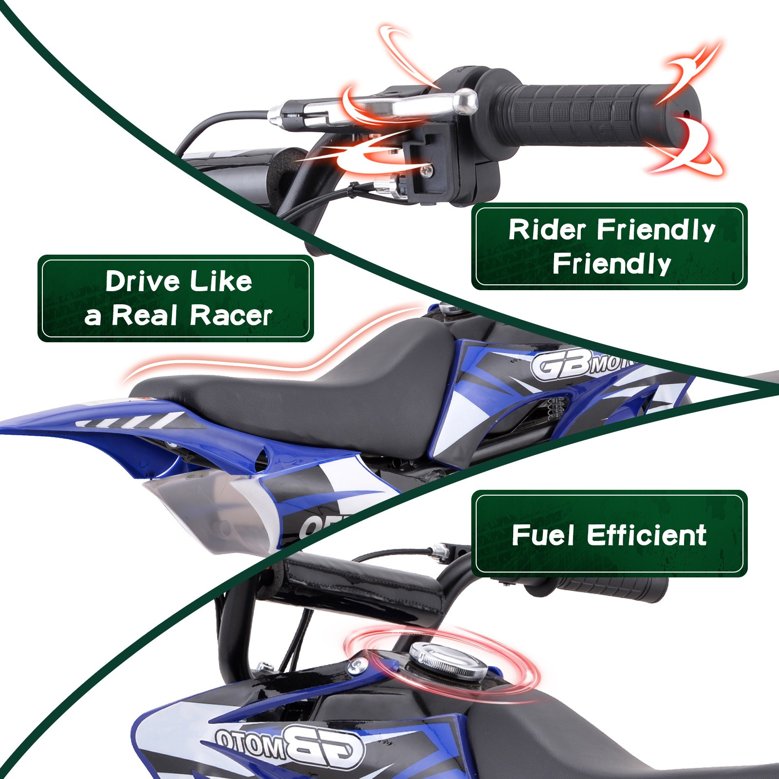 Mini Dirt Bike Gas Bike (model :db001) rode - Temu