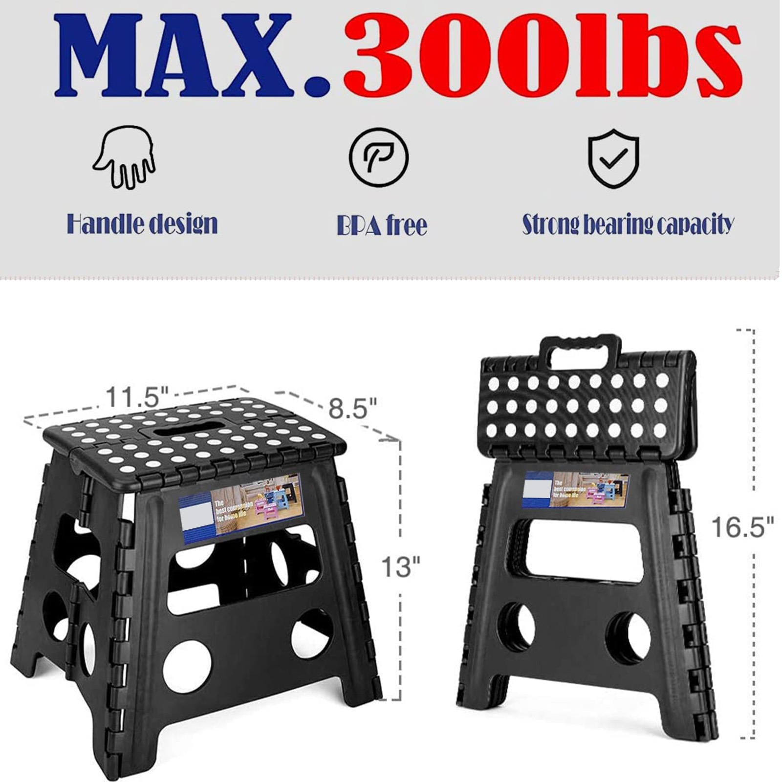 folding step stool height premium heavy duty foldable step - Temu