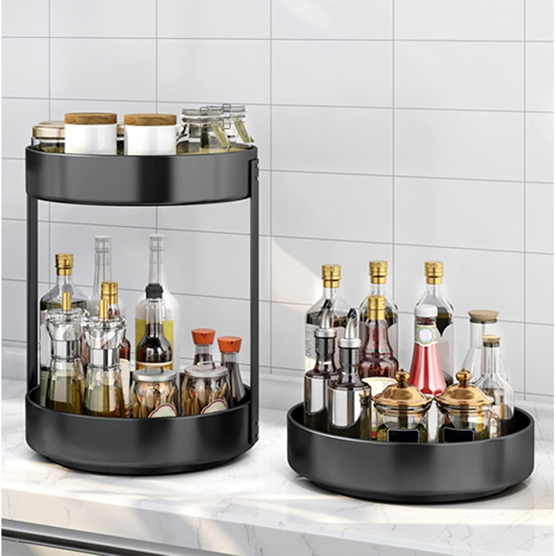 Metal Kitchen Organizer Rack 2 tier Height Adjustable - Temu