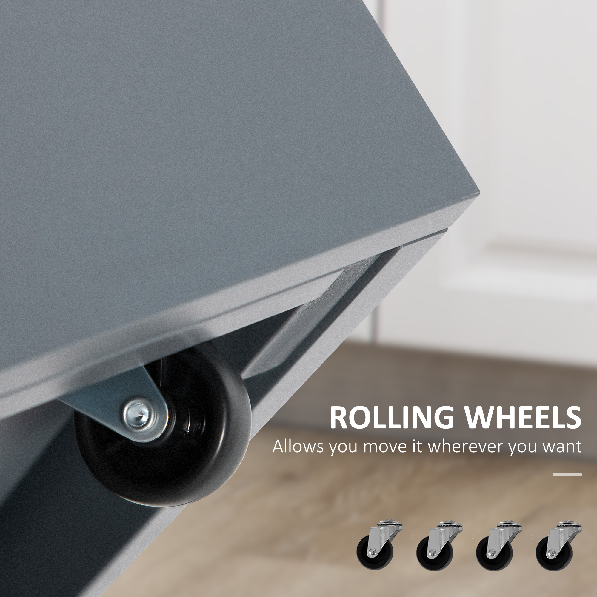 rolling kitchen island storage kitchen cart wheels - Temu