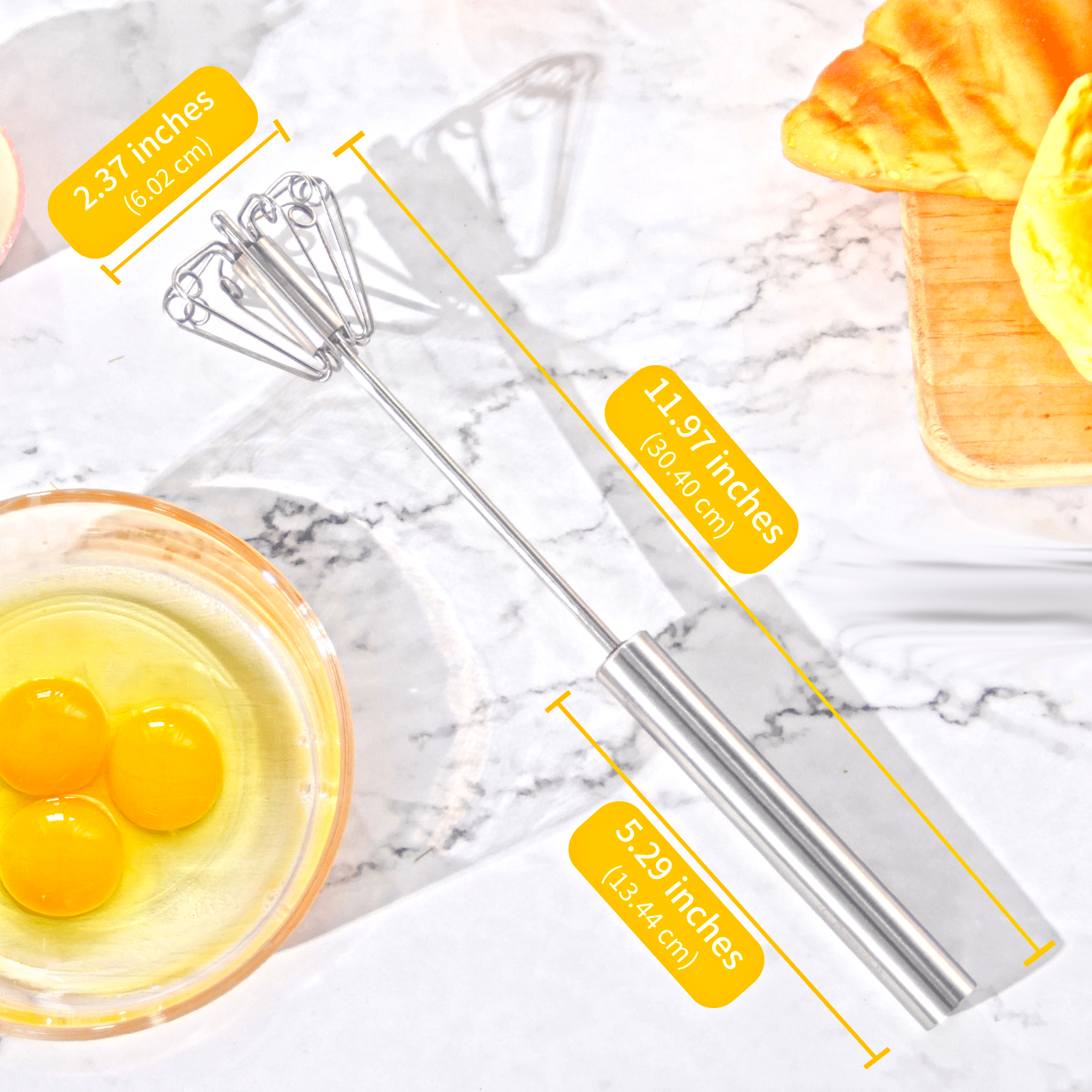 Egg Whisk Stainless Steel Home Tool Egg - Temu
