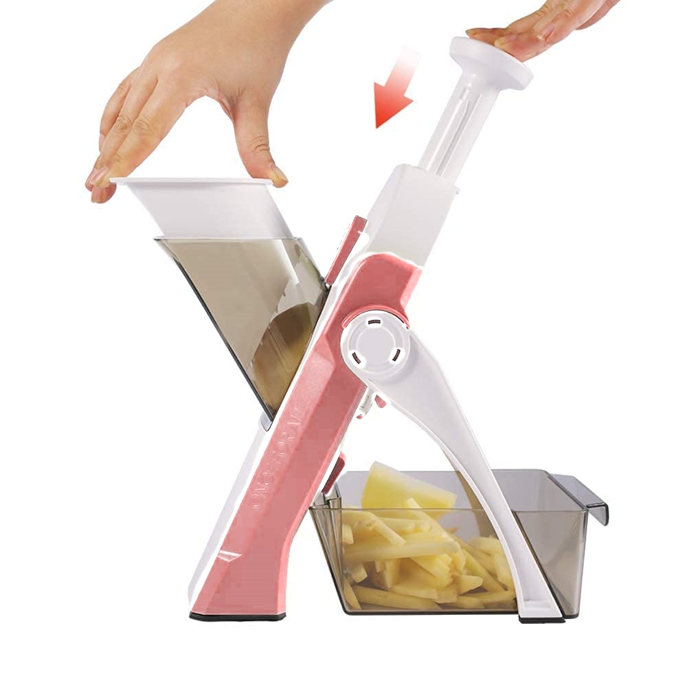Safe Mandoline Slicer 1 Vegetable Chopper Food Potato Cutter - Temu
