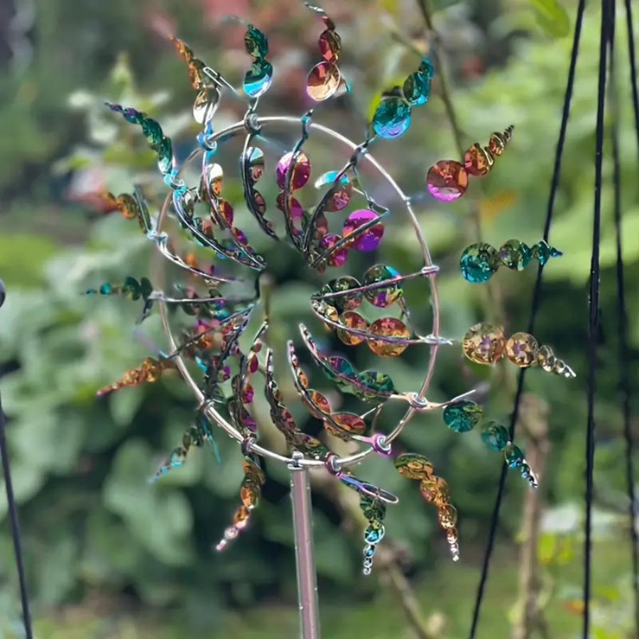 Color Metal Windmill Trap Windmill Decoration Outdoor Metal - Temu