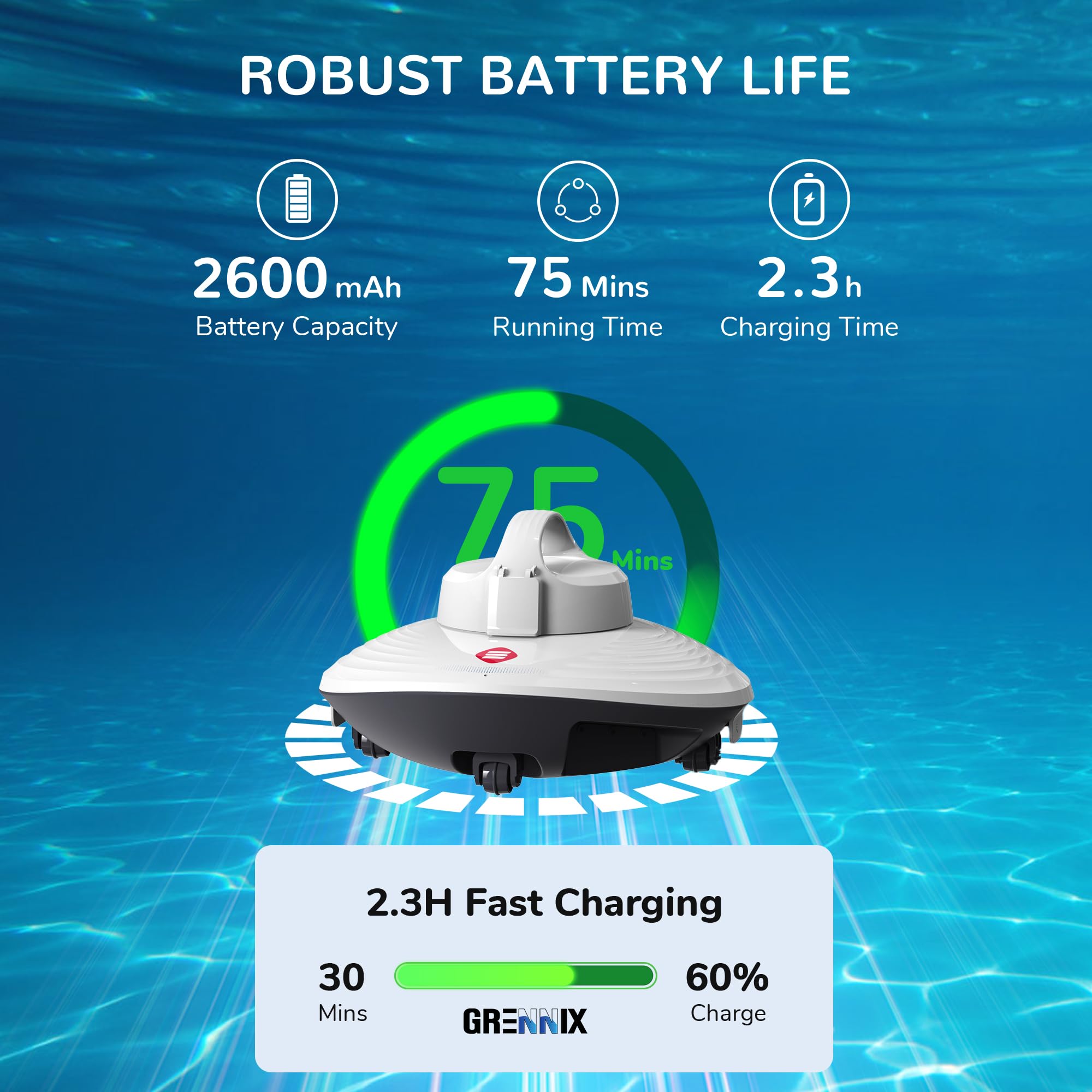 pool cleaner cordless robotic pool vacuum ground in - Temu