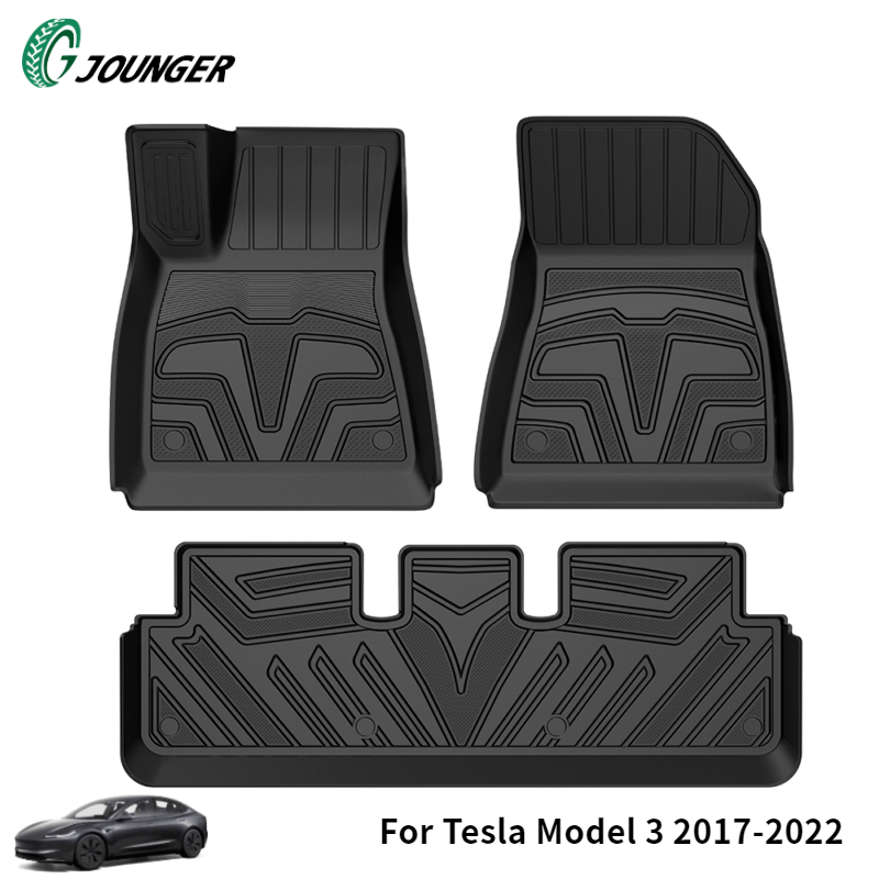 3x Front+rear Floor Mats Tpe Liners 2017 - Temu