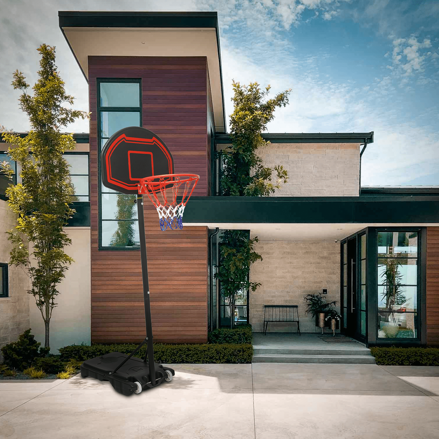 Basketball Hoop Height Adjustable Basketball Goals Backboard - Temu