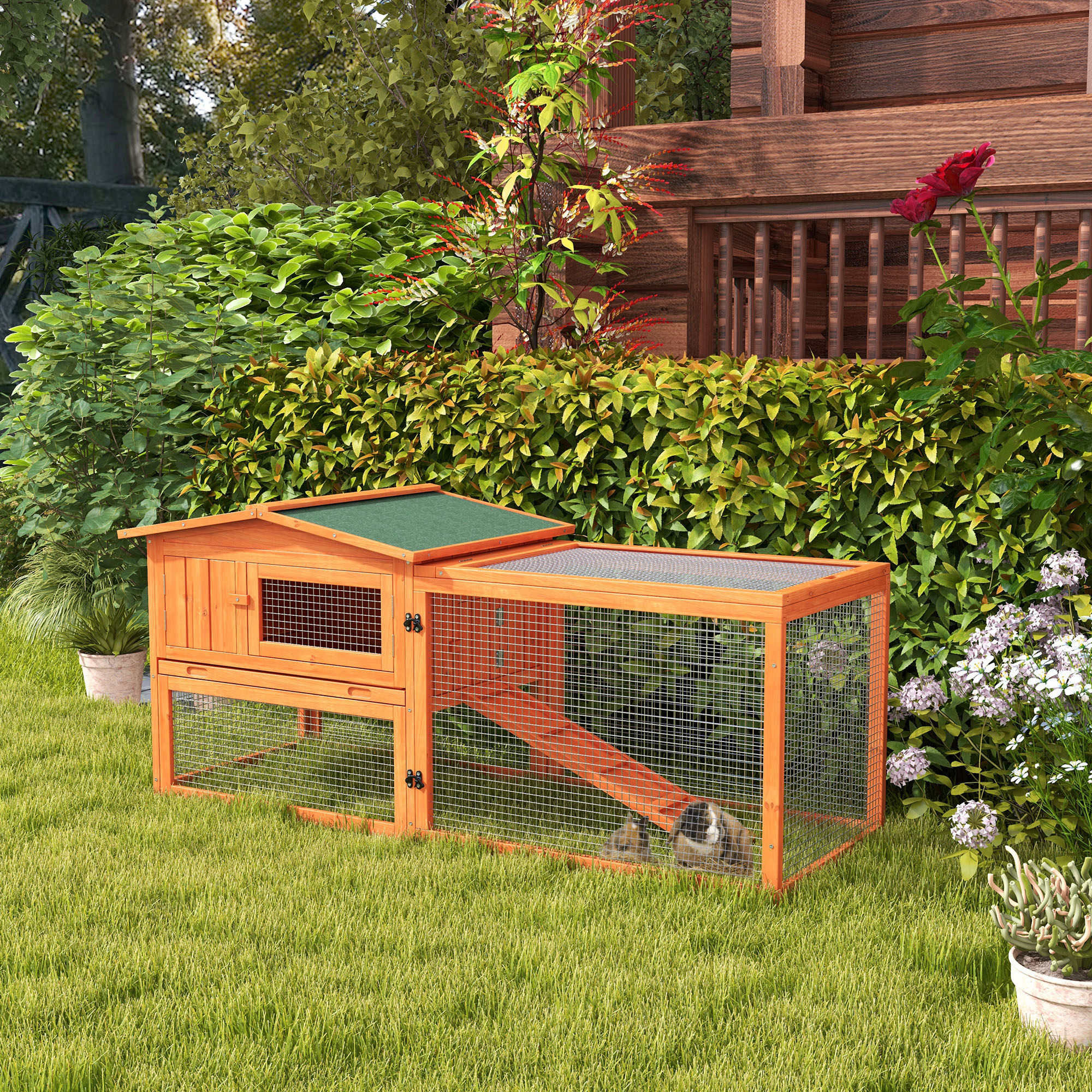 Outdoor Bunny Pens