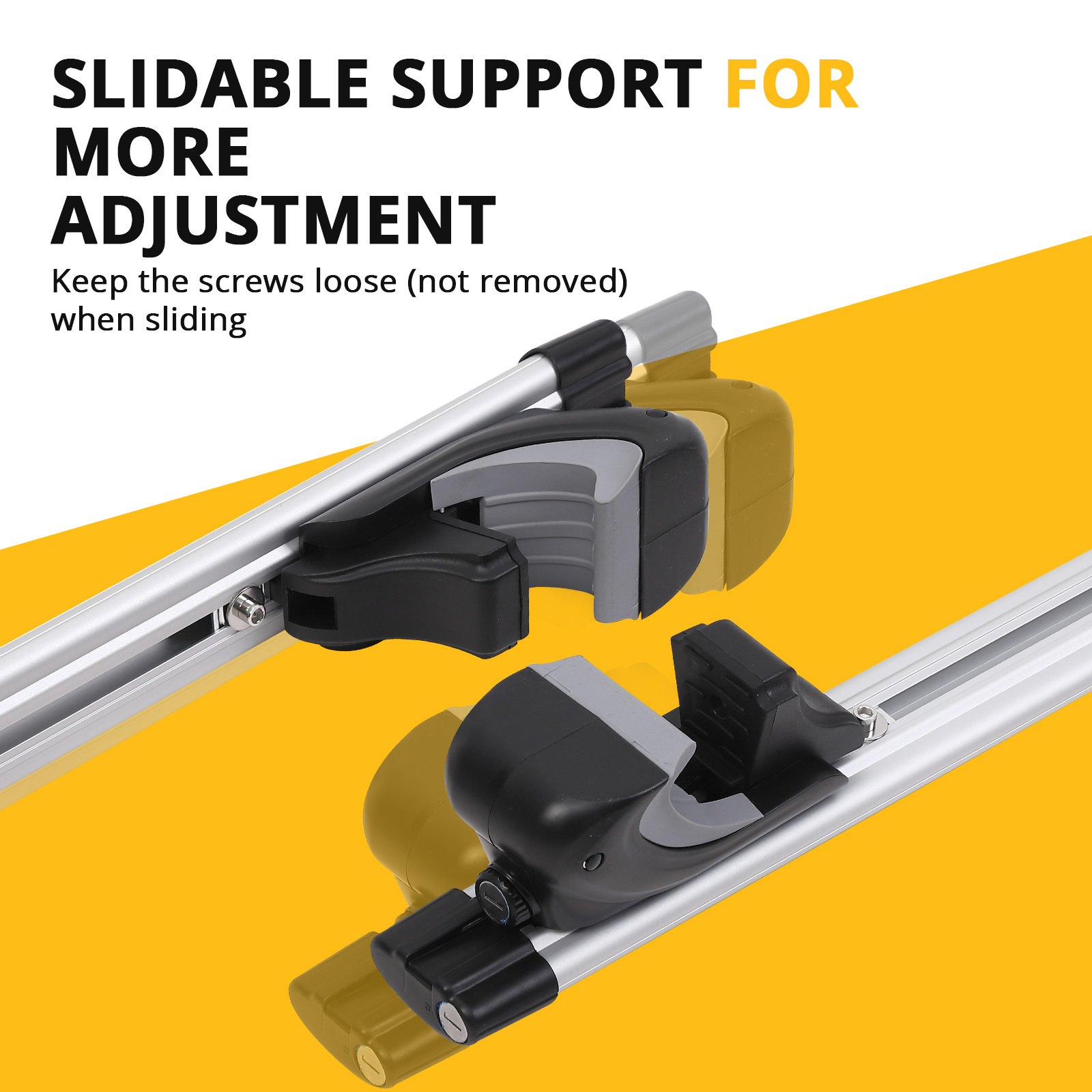 Roof Rack Cross Bars With Lock, 54" Universal Roof Bars Matching Roof ...