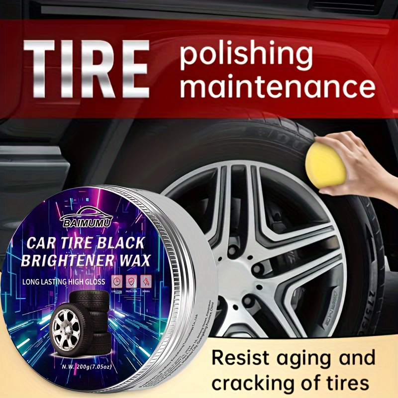 Car Tire Black Wax Car Tire Wax Tire - Temu