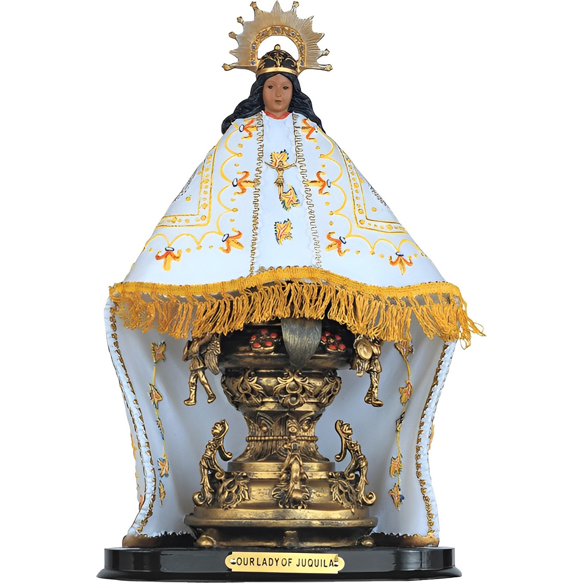 12"h Lady Statue Nuetra De Virgen Mexico Holy - Temu