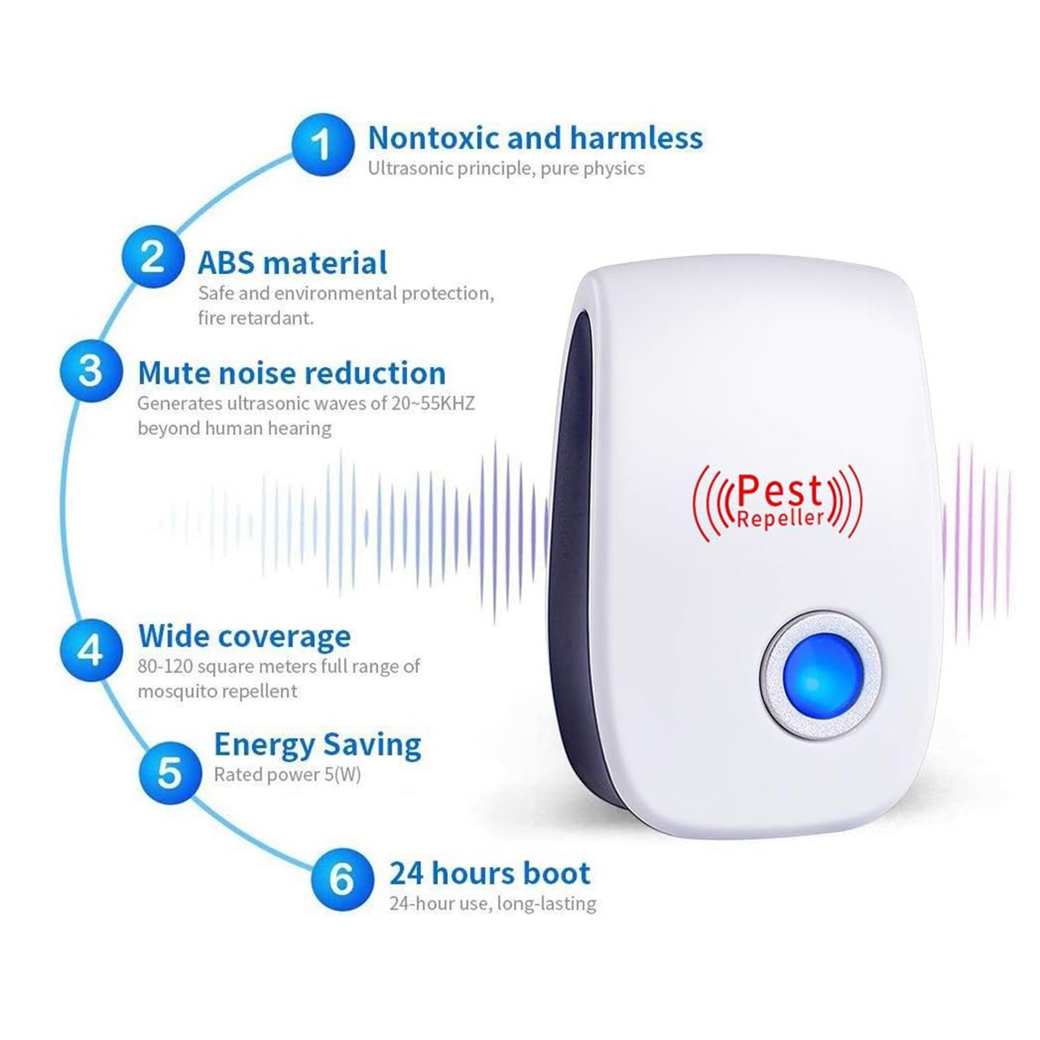 6 Killer Electronic Insect Repellent Insect - Temu