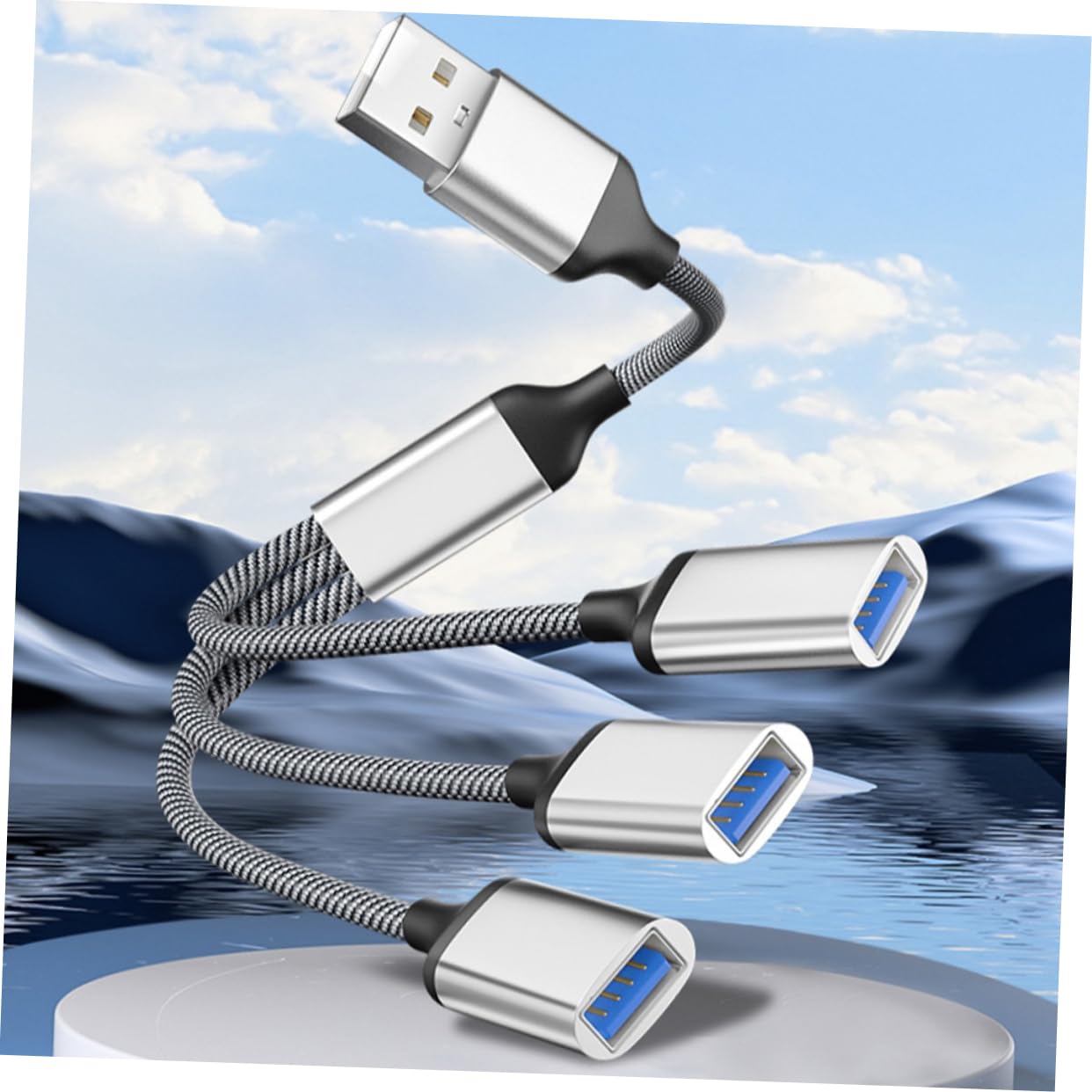 1 3 Computer Splitter Usb Hub Extension Hub Usb 1 3 Port Usb Temu